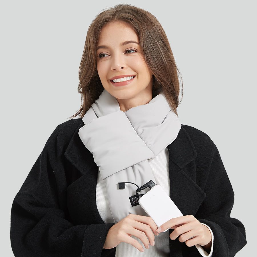 Rechargeable Heated Scarf Electric Heated Neck Scarf For Warmth